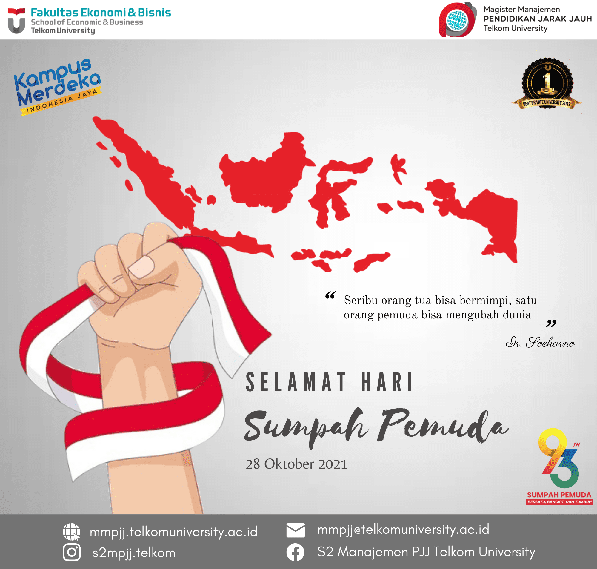 Selamat Memperingati Hari Sumpah Pemuda ke – 93 Tahun | Manajemen Program Magister Program ...