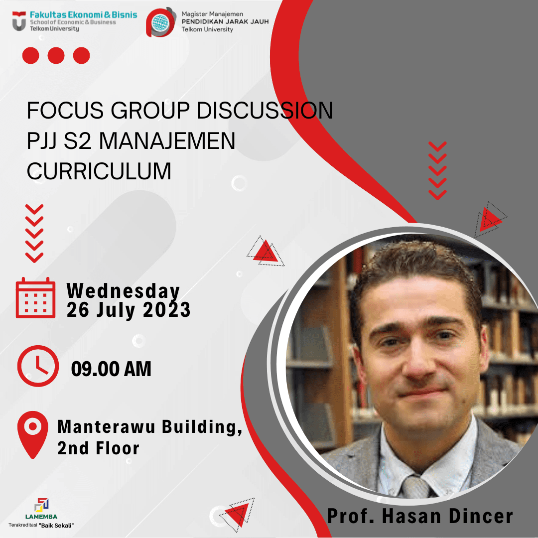 Focus Group Discussion (FGD) kurikulum bersama Prof. Hasan Dincer | Manajemen Program Magister ...