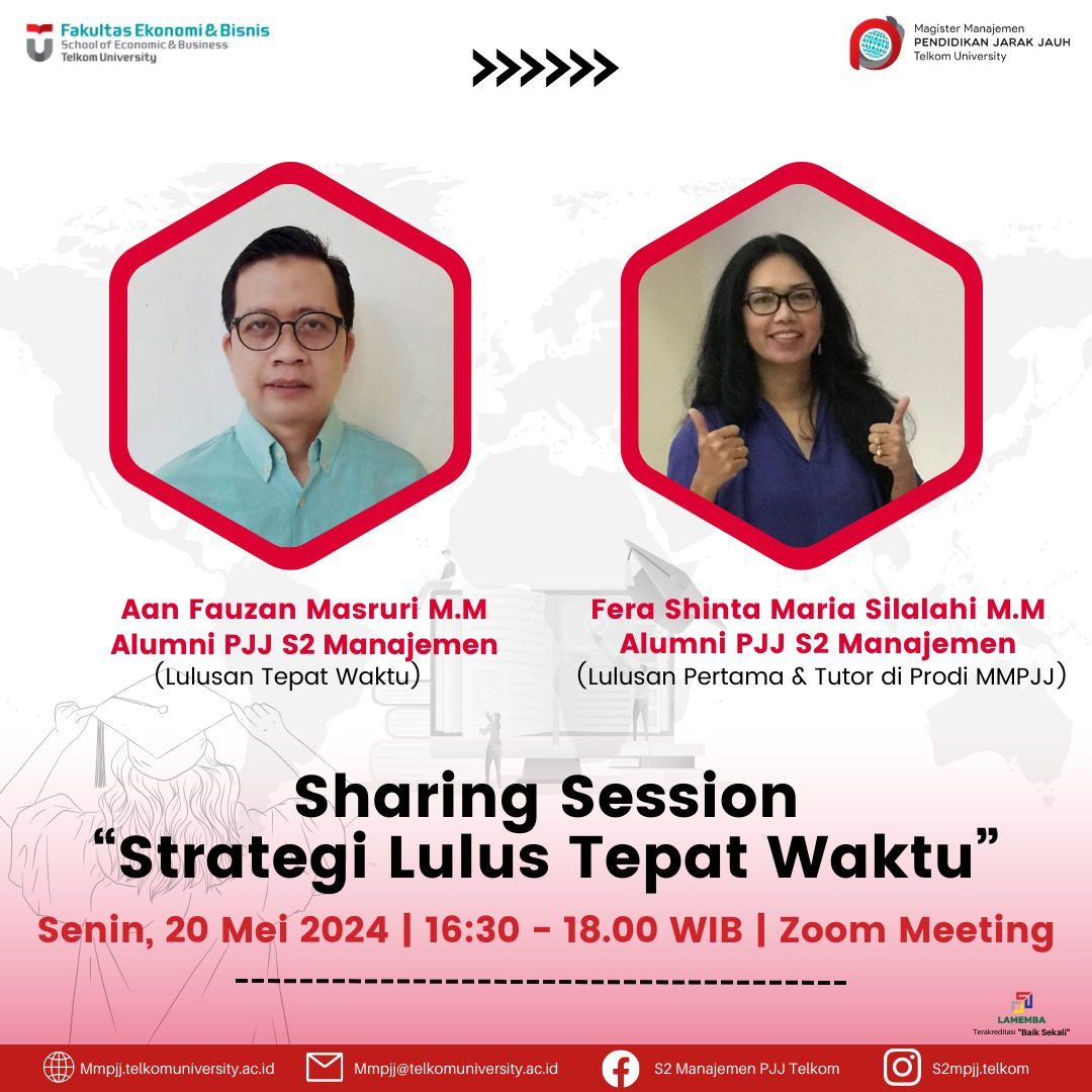 Sharing Session dengan Tema “Strategi Lulus Tepat Waktu” | Manajemen ...