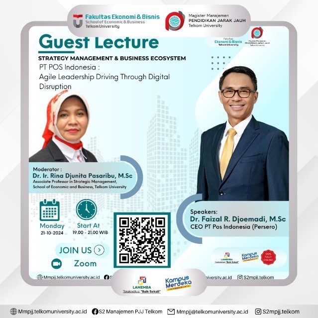 Guest Lecture “PT POS Indonesia: Agile Leadership Driving Through ...